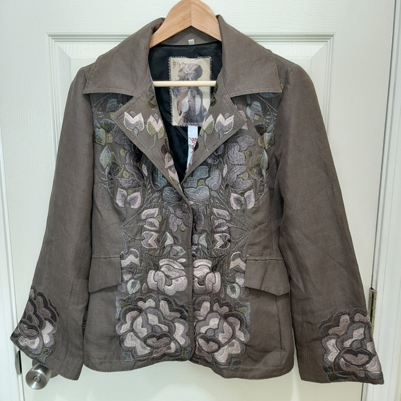 Johnny Was | Jackets & Coats | Johnny Was Biya Collection Embroidered ...